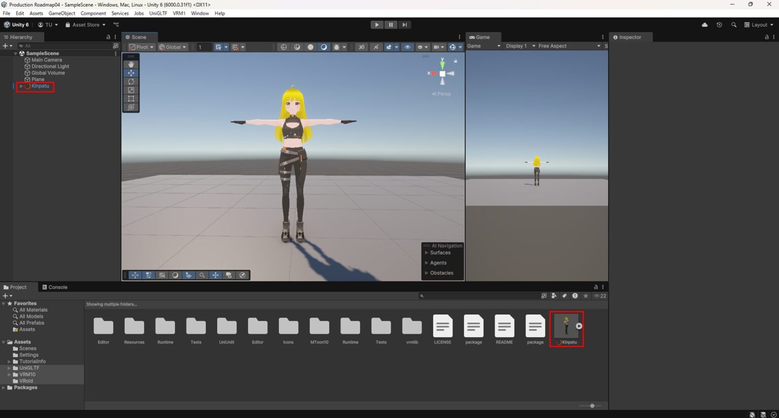【VR開発】キャラクターライブ制作への道①～VRMモデルをUnityに入れて動かしてみる～ | 趣味の楽園